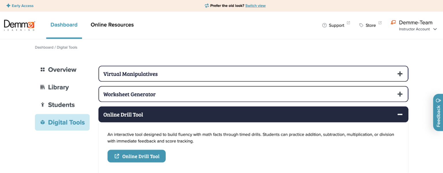 Online Drill Tool - Demme Learning