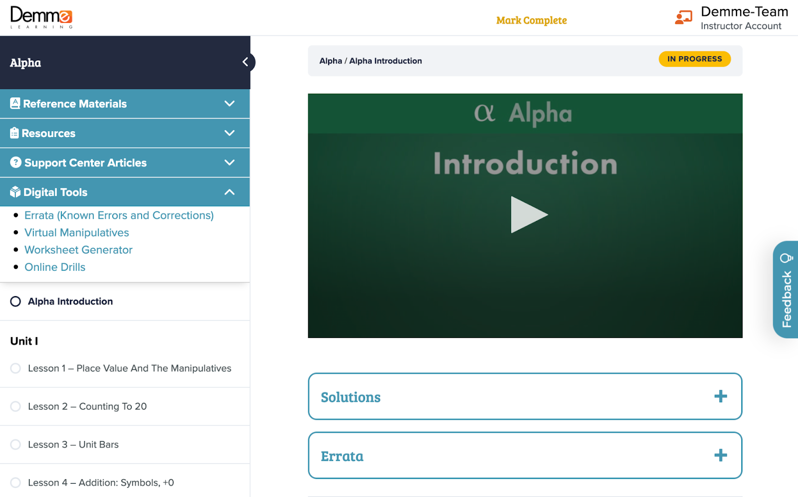 Online Drill Tool - Demme Learning