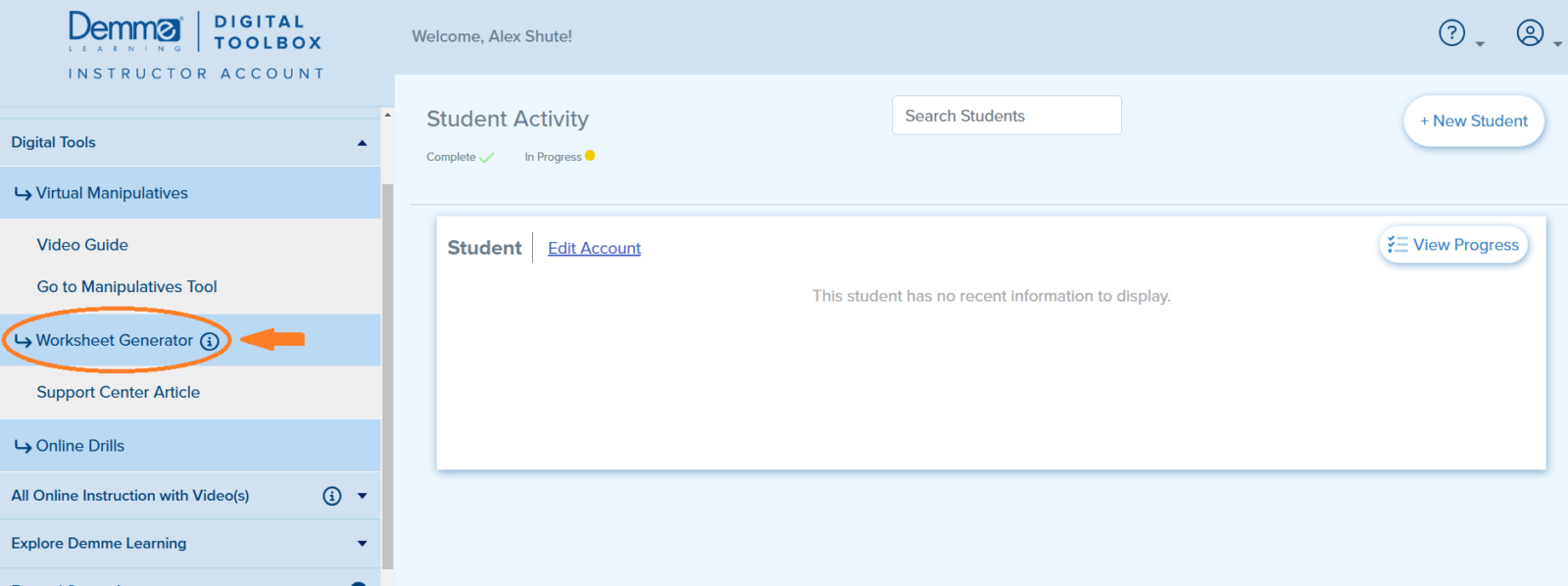 Using the Worksheet Generator - Demme Learning