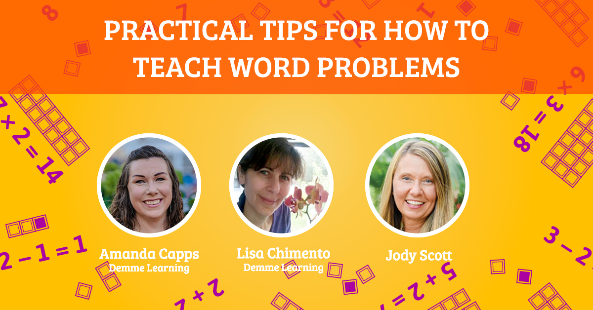 Practical Tips for How to Teach Word Problems [Show]
