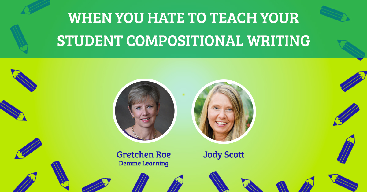 When You Hate to Teach Your Student Compositional Writing [Show]