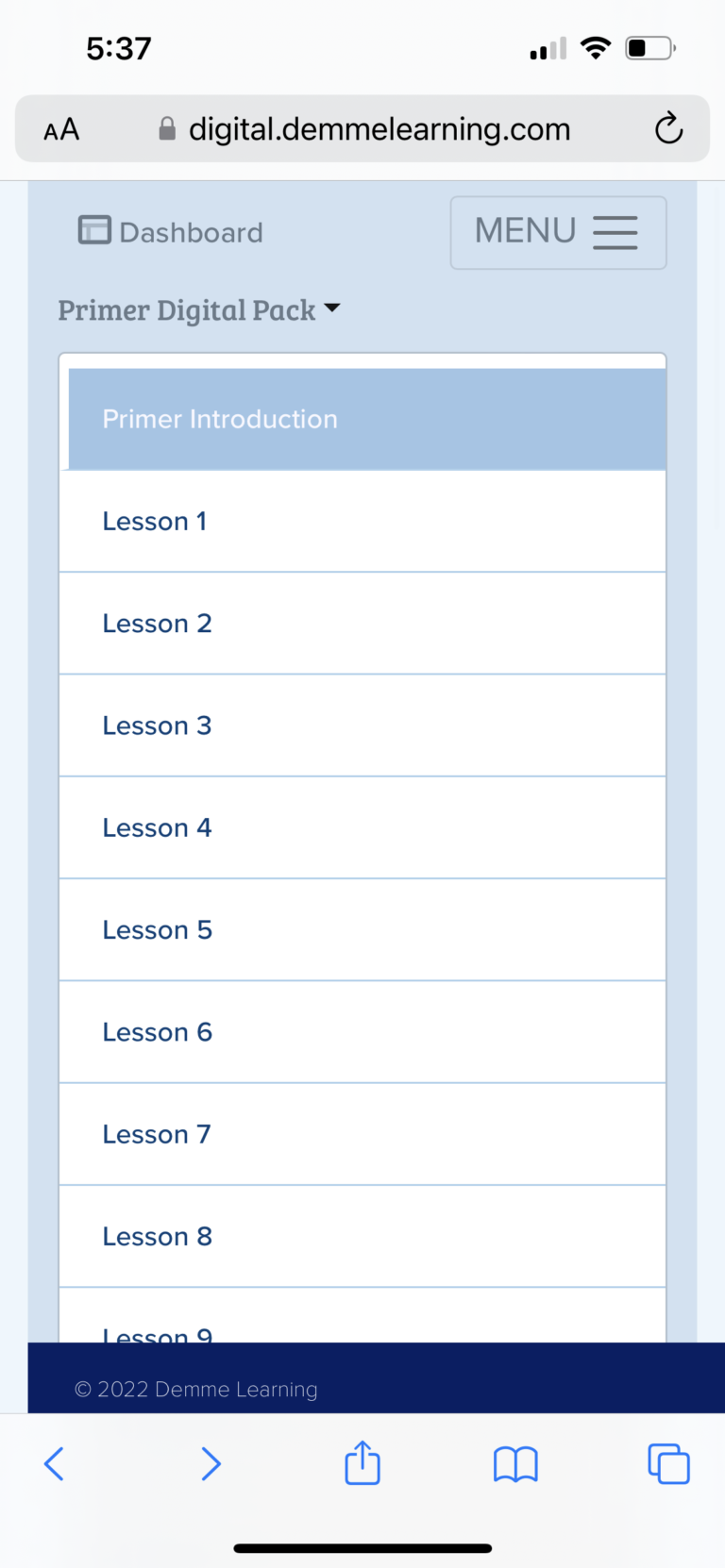 How to Use the Digital Toolbox on a Mobile Device - Demme Learning