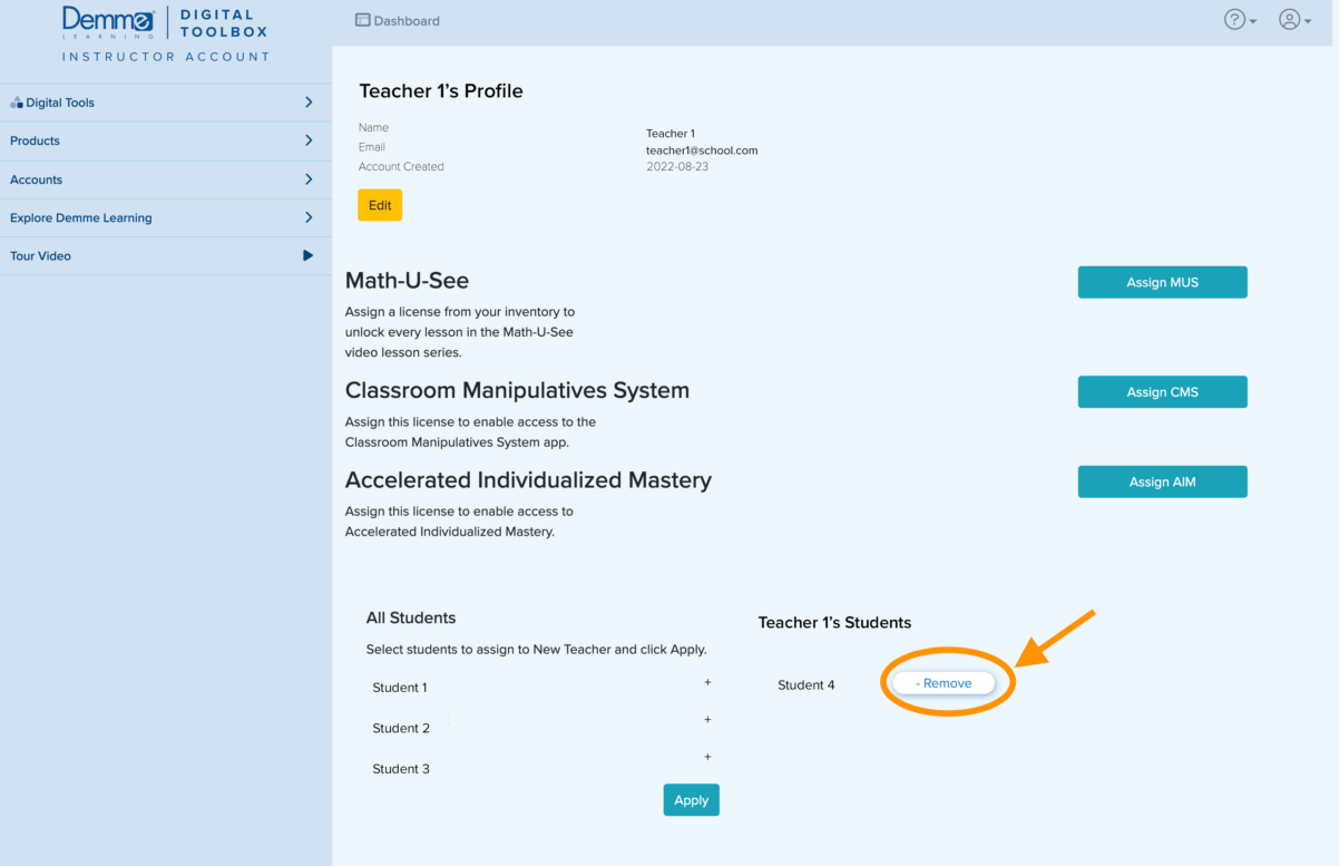 Creating School Teacher Account - Demme Learning