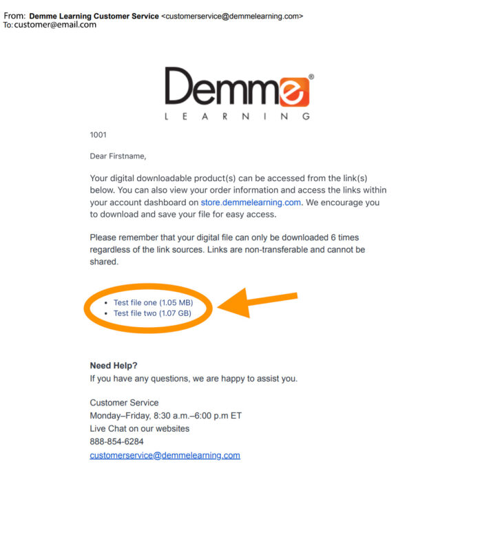 Downloadable Product Access - Demme Learning